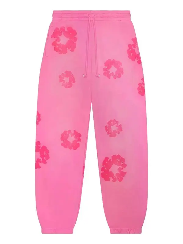 DENIM TEARS Mono Cotton Wreath Track Pants - Pink