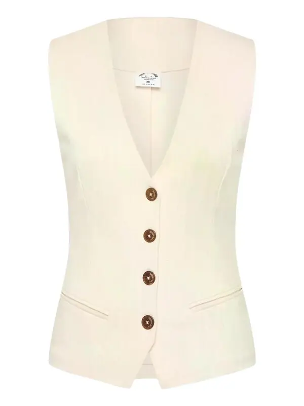 The Upside Orion Jackie Waistcoat - White