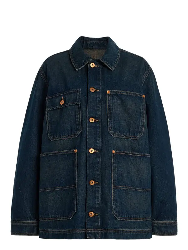 SLVRLAKE Denim Chore Jacket - Dark Wash