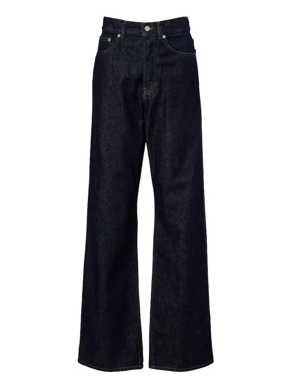 Dries Van Noten High-rise Wide-leg Jeans - Blue