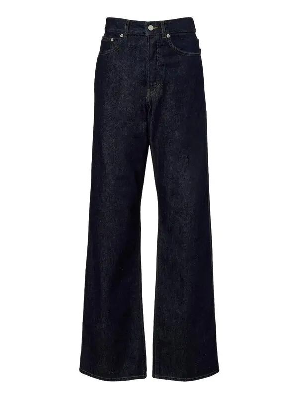 Dries Van Noten High-rise Wide-leg Jeans - Blue