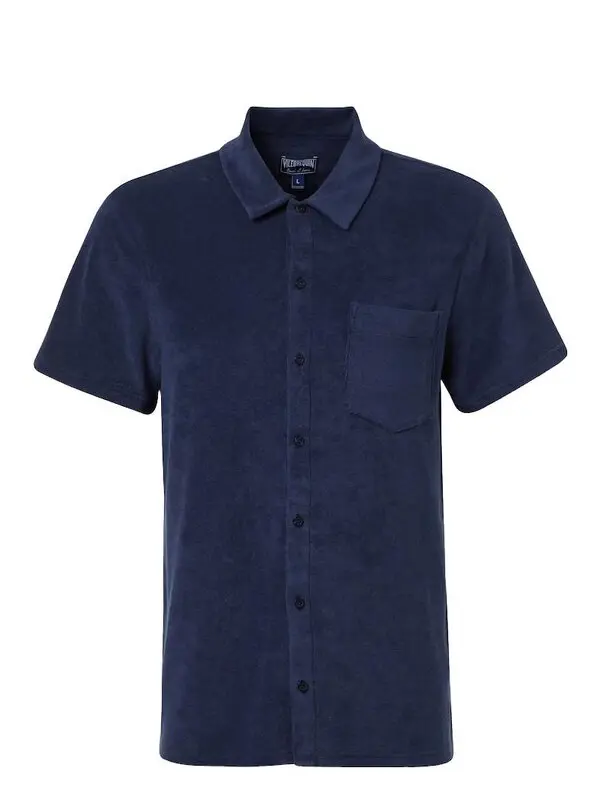 Vilebrequin Charli Cotton-blend Terry Polo Shirt - Blue