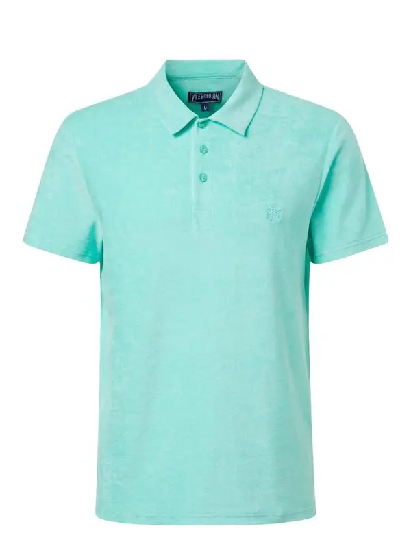 Vilebrequin Phoenix Cotton-blend Terry Polo Shirt - Green