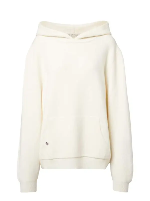 GOD'S TRUE CASHMERE Embellished Cashmere Hoodie - White
