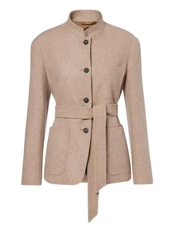 Max Mara Falla Cashmere Jacket - Brown