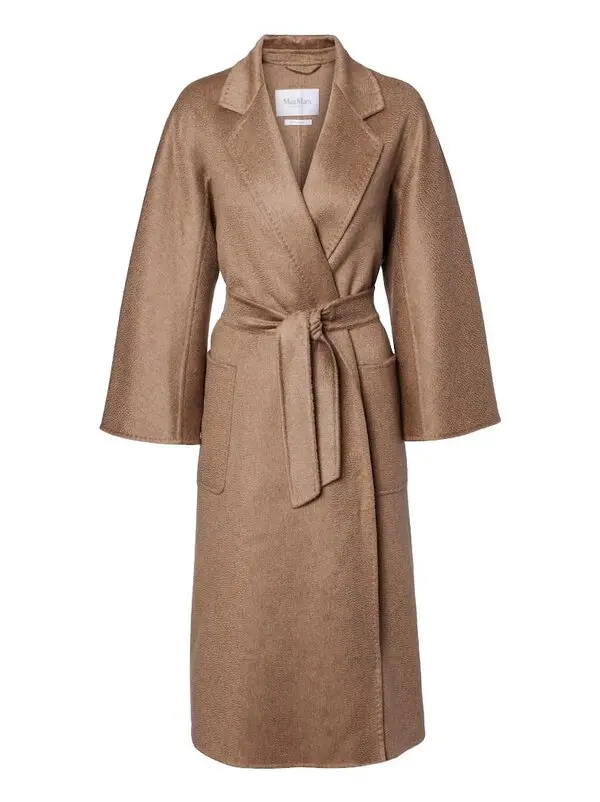 Max Mara Ludmilla Cashmere Wrap Coat - Beige