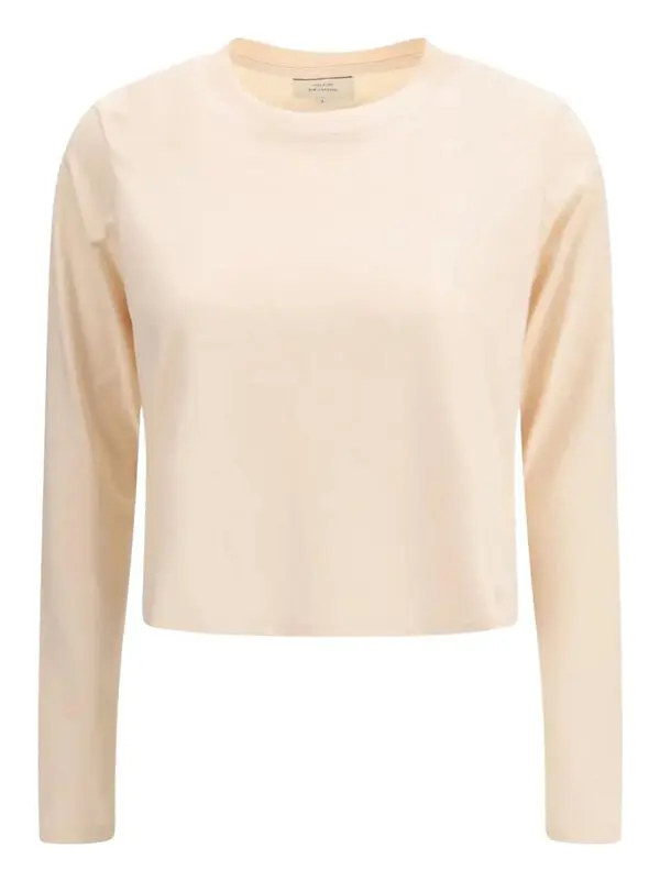 Loulou De Saison Roundneck Longsleeve Sweater - Cream Rose
