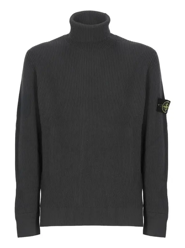 Stone Island Sweater - V0062 Lead Grey