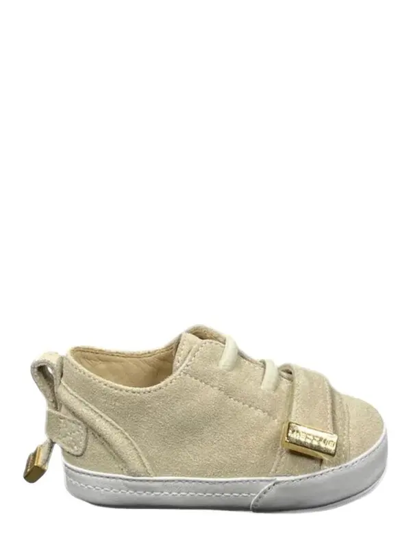 Buscemi 50mm Low Strap Cisto Leather Sneakers - Beige