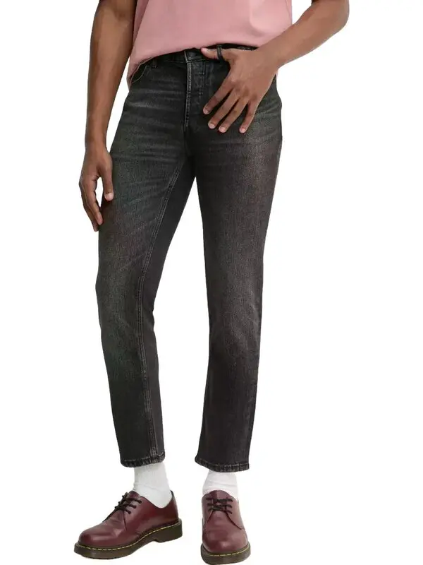 Hugo Boss Logo-patch Jeans - Black