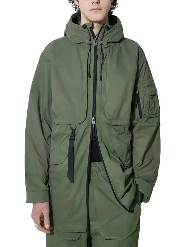Alpha Industries Utility Fishtail Hooded Jacket - Green