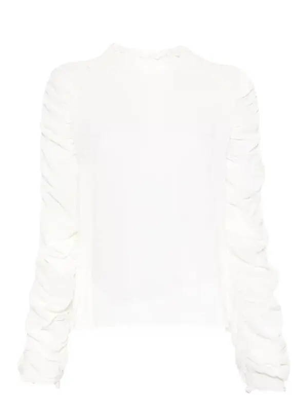 TWINSET Puffed-sleeve Blouse - White