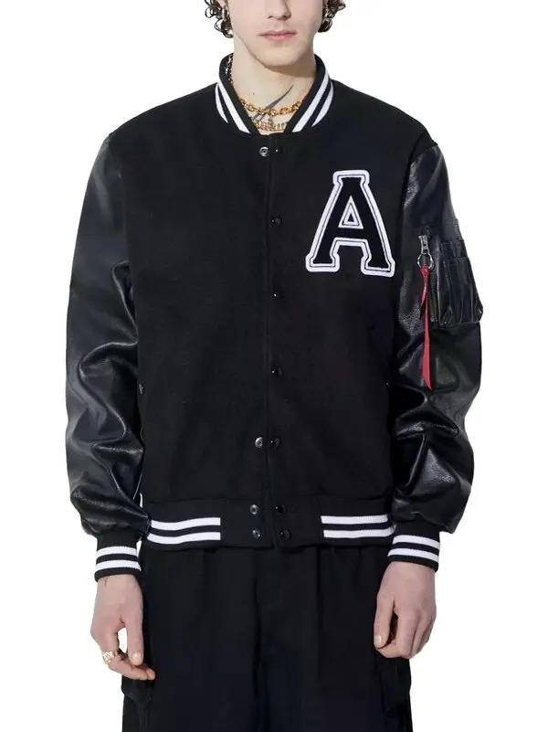 Alpha Industries College Bomber Jacket - Black