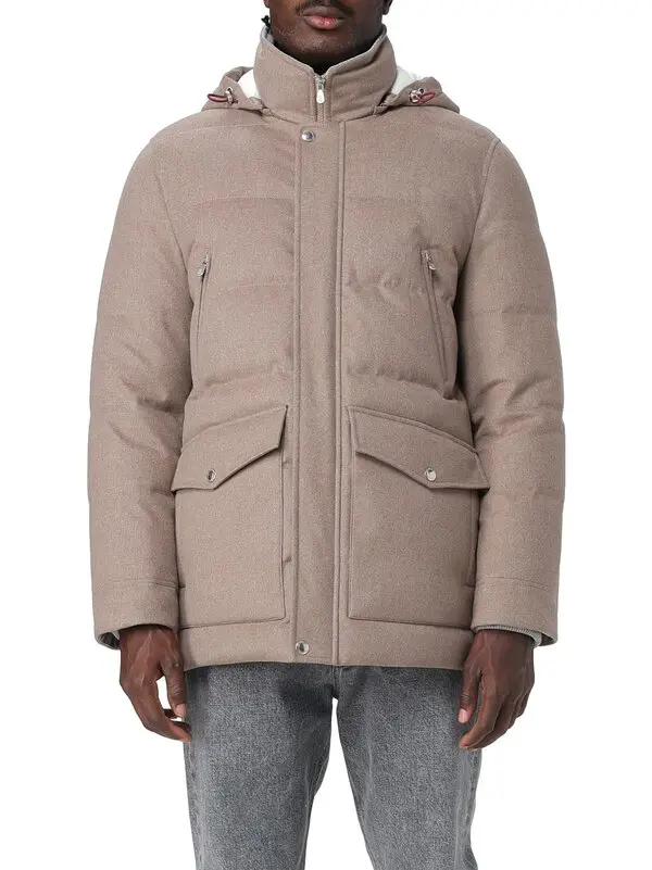 Brunello Cucinelli Padded Jacket - Beige