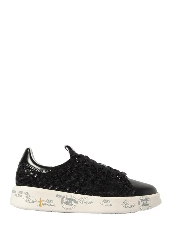 Premiata Lace Up Sneakers - Black