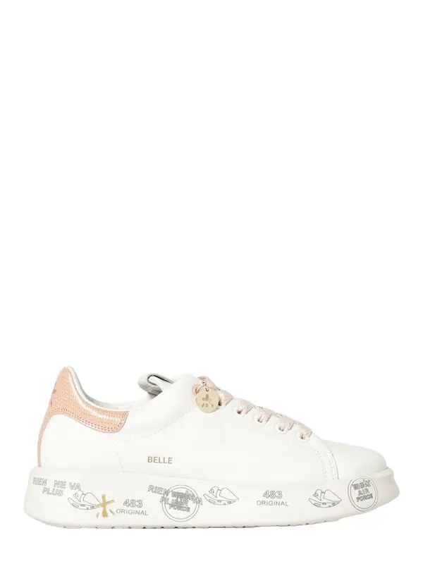 Premiata Lace Up Sneakers - White