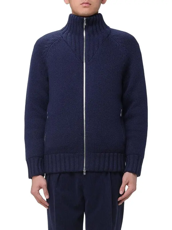 Brunello Cucinelli Zip-up Sweater - Blue