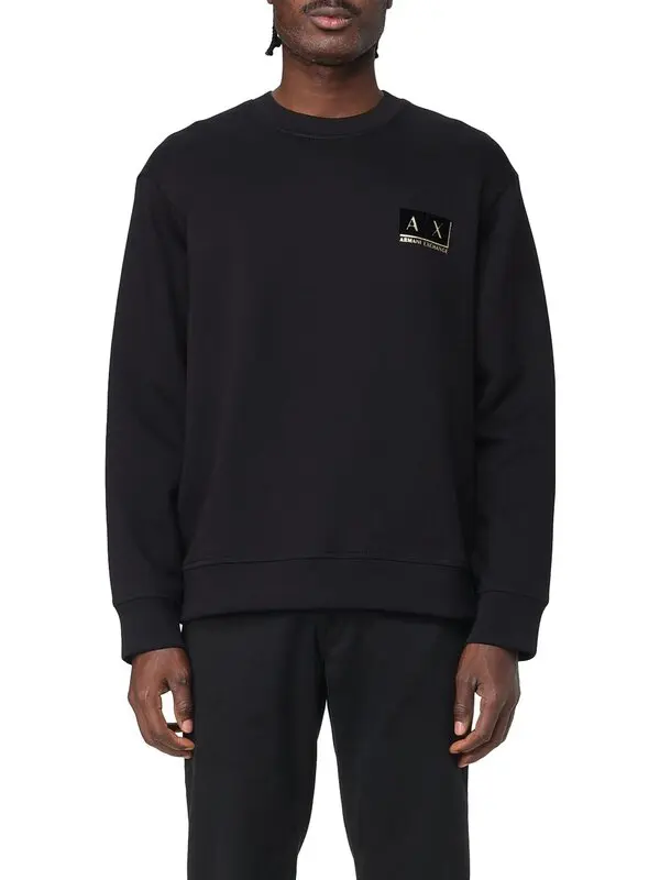 Armani Exchange Crewneck Sweatshirt - Black 1