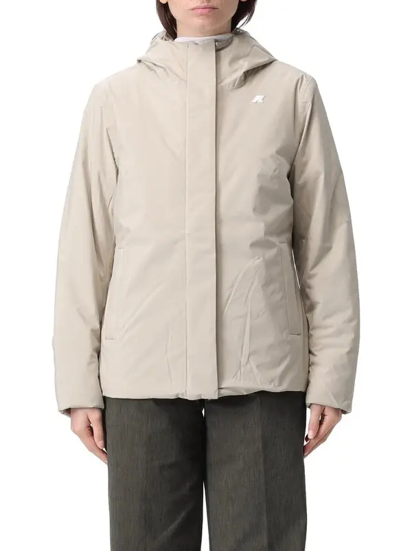 K-WAY Zip-up Jacket - Beige