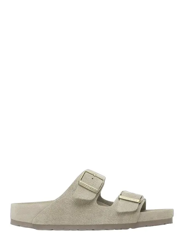 BIRKENSTOCK Arizona Suede Sandals - Beige