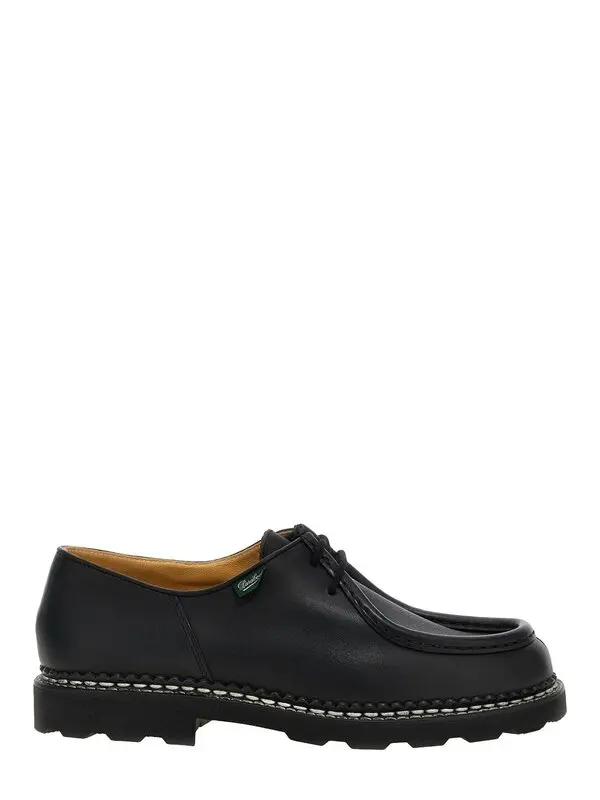 Paraboot Michael Leather Derby Shoes - Black