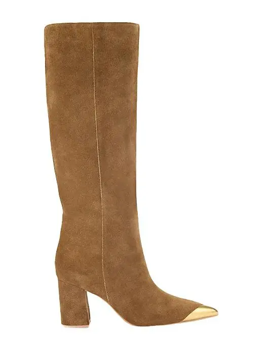 Kurt Geiger Regent Cap Knee-high Boots - Tan Comb