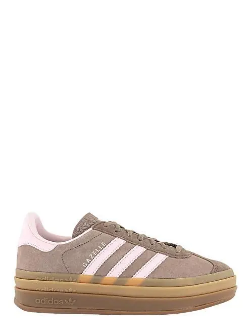 Adidas Gazelle Bold Suede Trainers - Trace Brown Clear Pink E