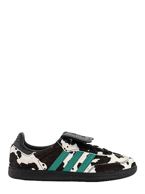 Adidas Samba Lt Suede Trainers - Cow Print Black Lucid Bl