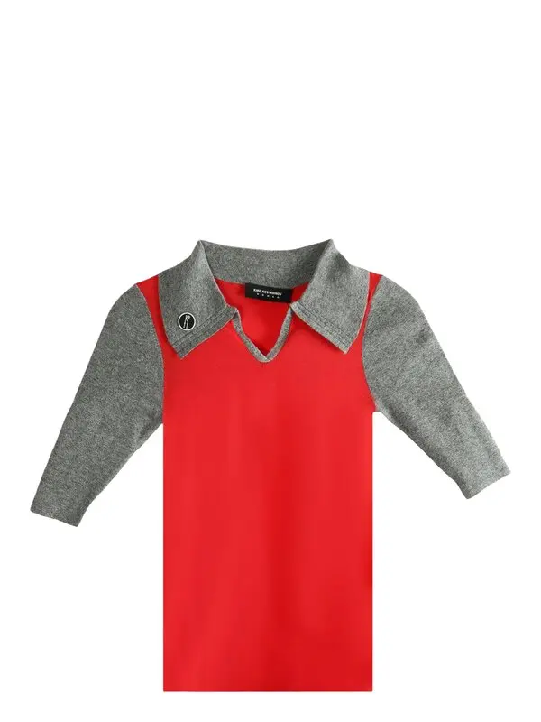KIKO KOSTADINOV Larissa Knit Polo - Red