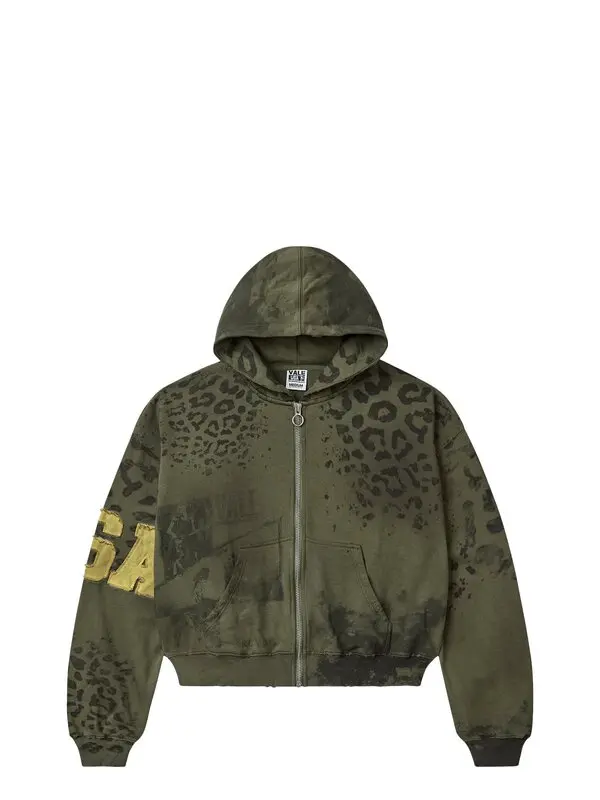 VALE FOREVER Safari Zip Up - Green