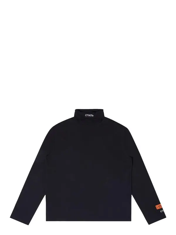 Heron Preston Ctnmb Long-sleeve Rollneck - Black