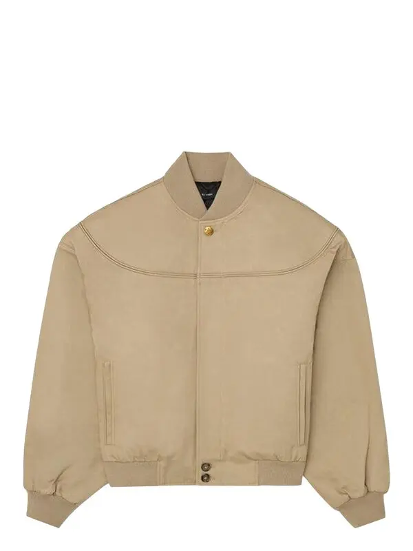 WILLY CHAVARRIA Gas Station Bomber Jacket - Tan