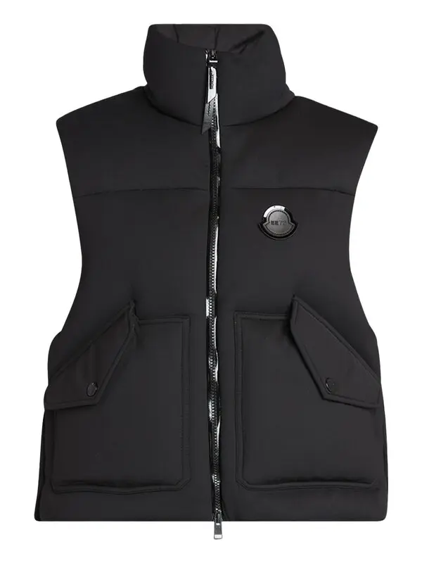 Moncler X Ee72 Edward Enninful Otis Down Vest - Black