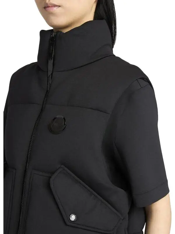Moncler X Ee72 Edward Enninful Otis Down Vest - Black