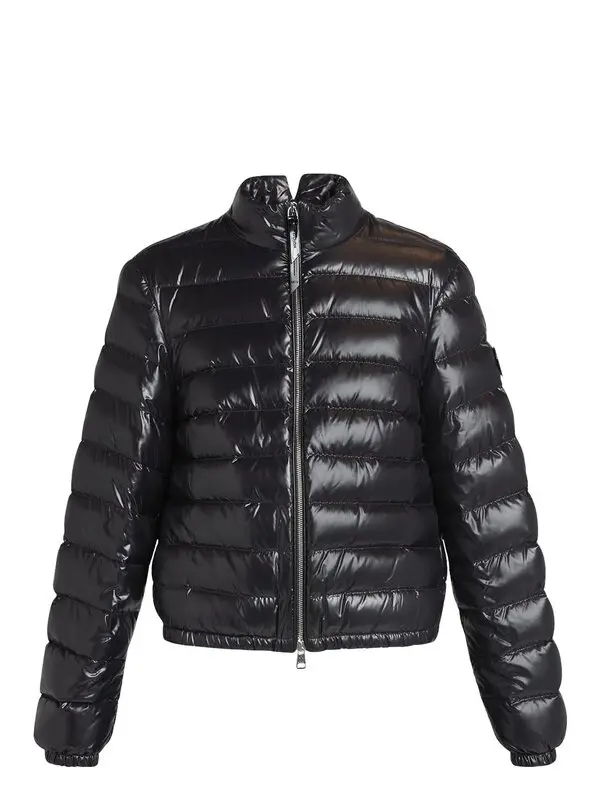 Moncler X Ee72 Edward Enninful Knut Short Down Jacket - Black