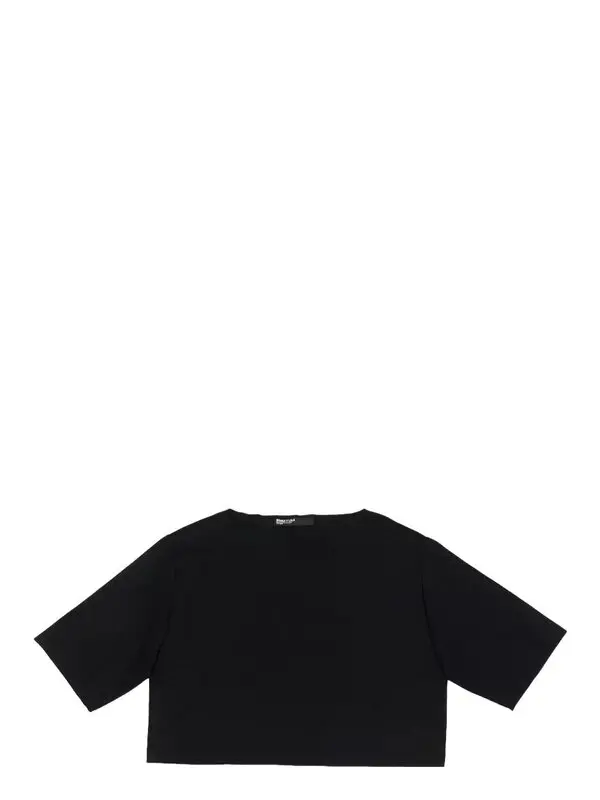 Bimba Y Lola Boat-neck T-shirt - Black