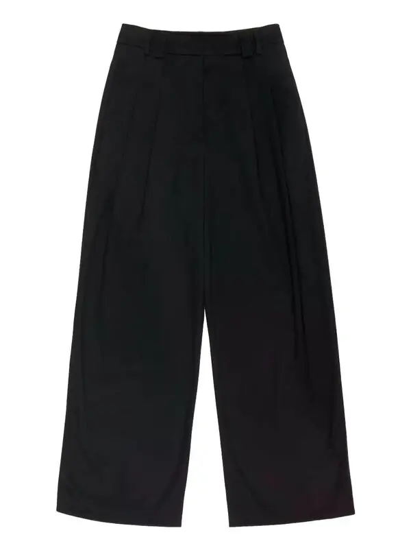 Bimba Y Lola Pleated Trousers - Black