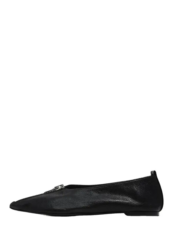 Bimba Y Lola Pointed-toe Flat Pumps - Black