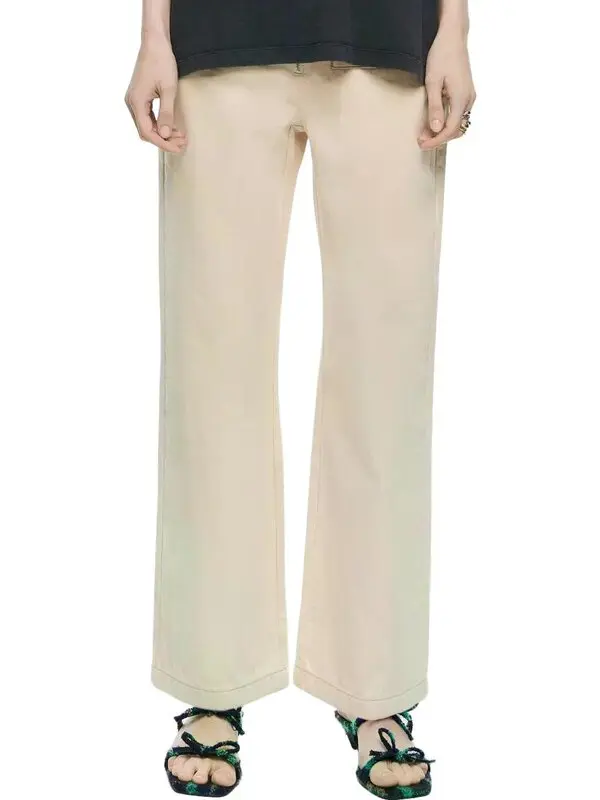 Bimba Y Lola Zip-front Pocket Trousers - Neutrals