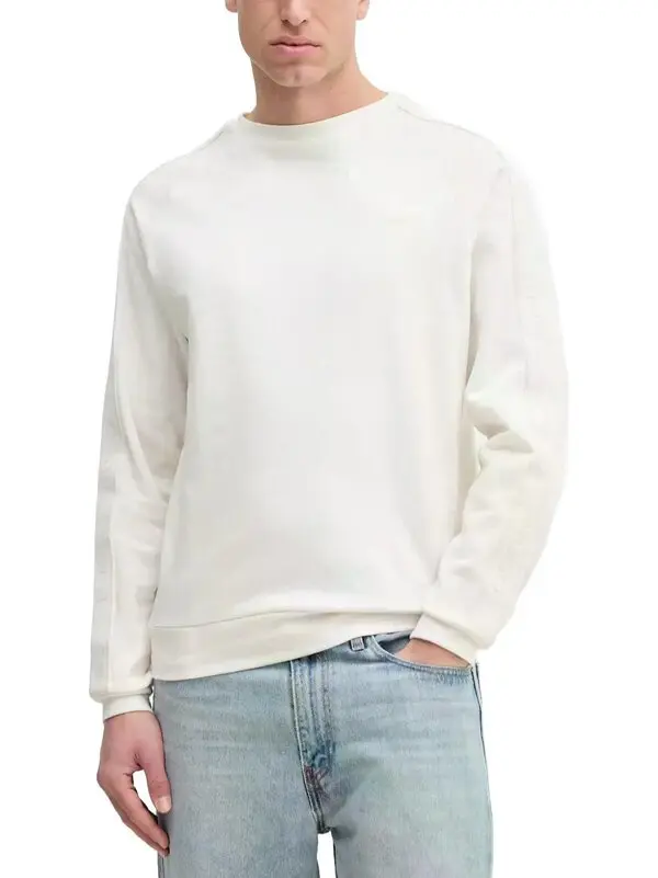 Hugo Logo-detail Raglan-sleeve Sweatshirt - White