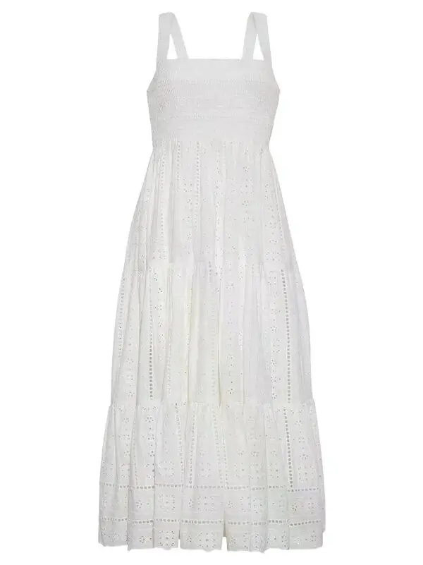 Cara Cara Taormina Midi Dress - White