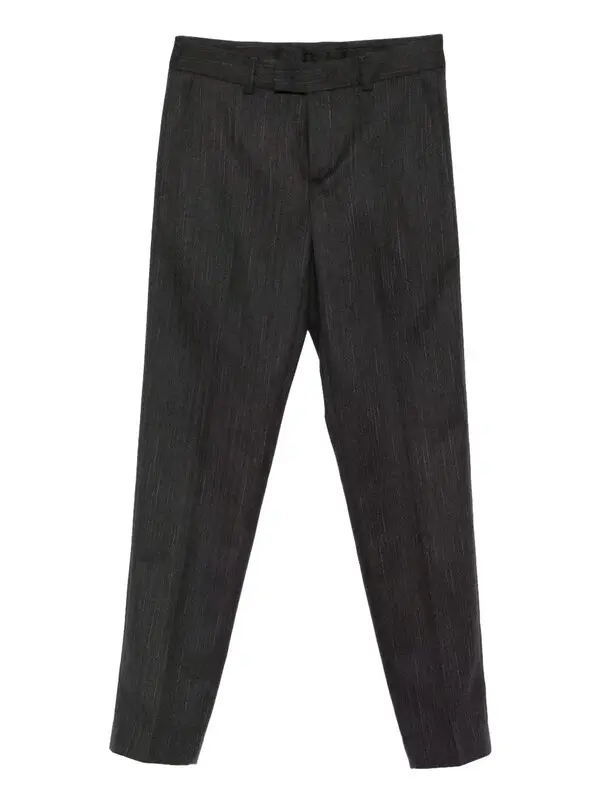 Liu Jo Pinstripe Straight-leg Trousers - Grey