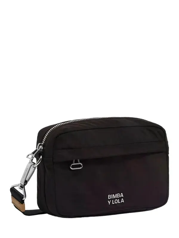 Bimba Y Lola Logo Detail Mini Bag - Black