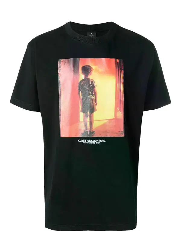 COUNTY OF MILAN Close Encounters Print T-shirt - Black