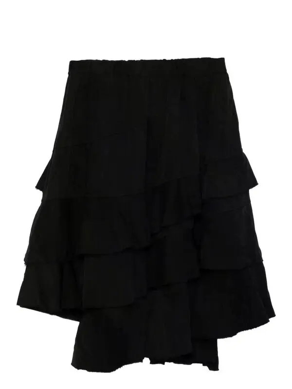 BLACK COMME DES GARÇONS Ruffled Skirt - Black