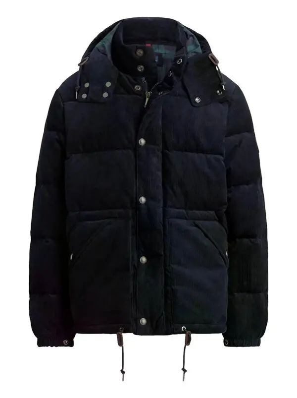 Polo Ralph Lauren Corduroy Quilted Bomber Jacket - Blue