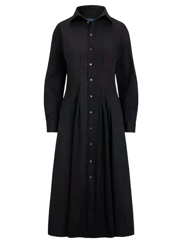 Polo Ralph Lauren Collared Shirt Dress - Black