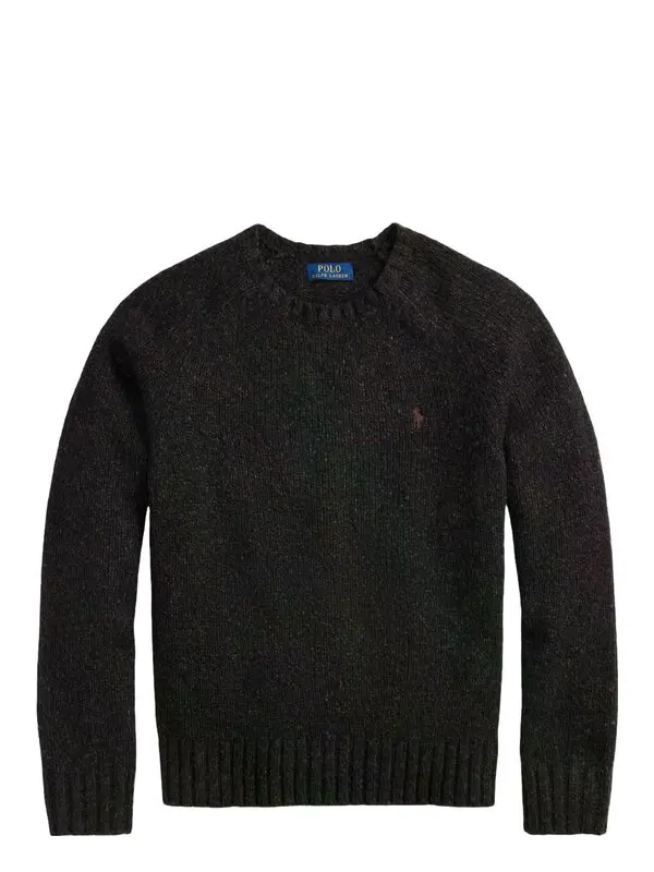 Ralph Lauren Raglan-sleeve Wool Sweater - Black