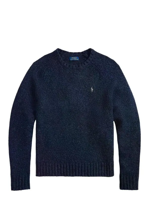 Ralph Lauren Embroidered-logo Sweater - Blue