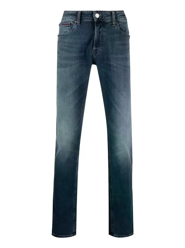 Tommy Hilfiger Scanton Mid-rise Slim-fit Jeans - Blue